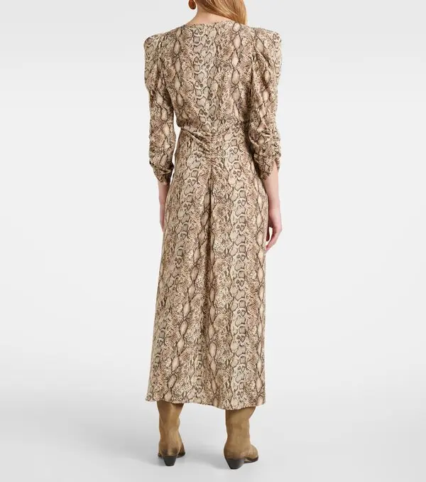 Isabel Marant Albini Printed Midi Dress