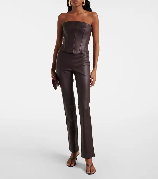 Stouls Jp Long Fla Leather Leggings