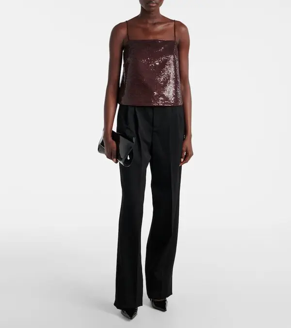 Roland Mouret Sequined Top