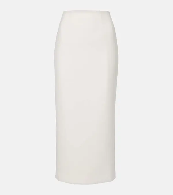 Roland Mouret Crêpe Pencil Skirt - White