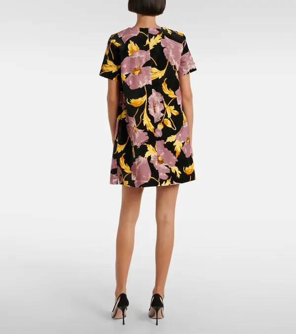 La DoubleJ Floral Cotton Mini Dress - Multicoloured