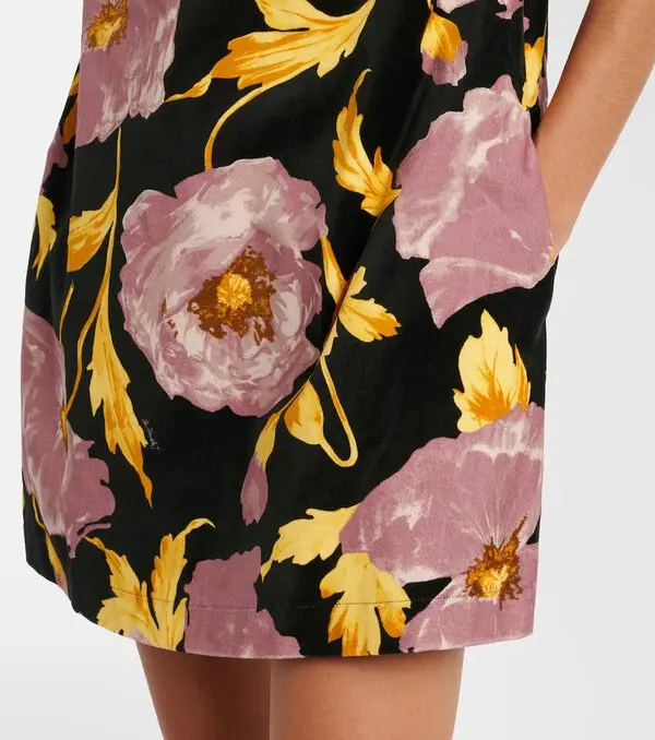 La DoubleJ Floral Cotton Mini Dress - Multicoloured