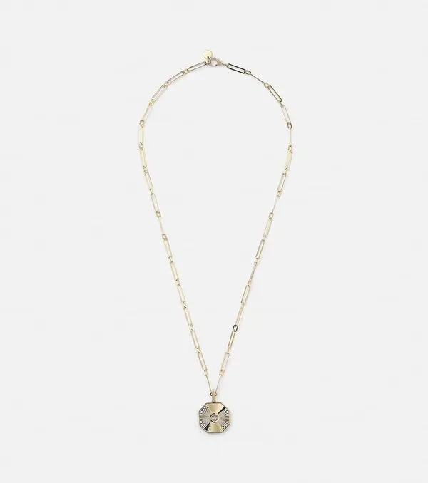 Shay Jewelry Diamond Radiant Octagon 18kt Pendant Necklace - Gold