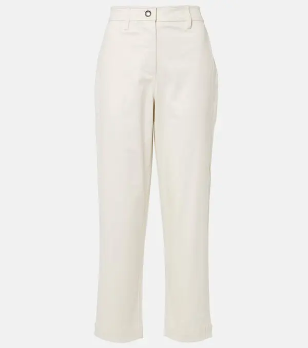 Proenza Schouler Label Cait Tapered Pants - White