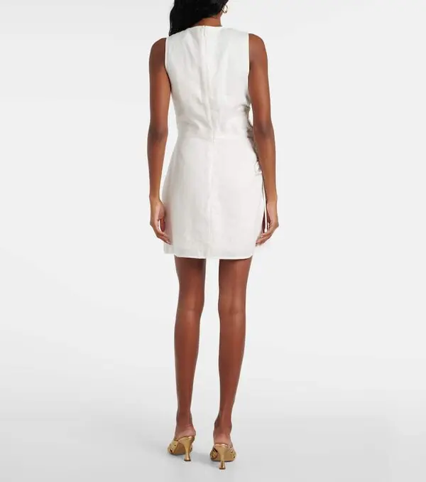 Sir The Label D'orsay Linen Minidress - White