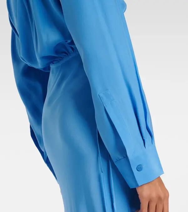Christopher Esber Cutout Silk Maxi Dress