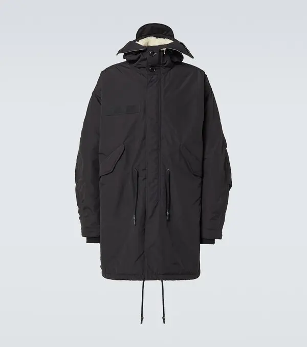 Junya Watanabe X C.p. Company 3l Goggles Parka - Black