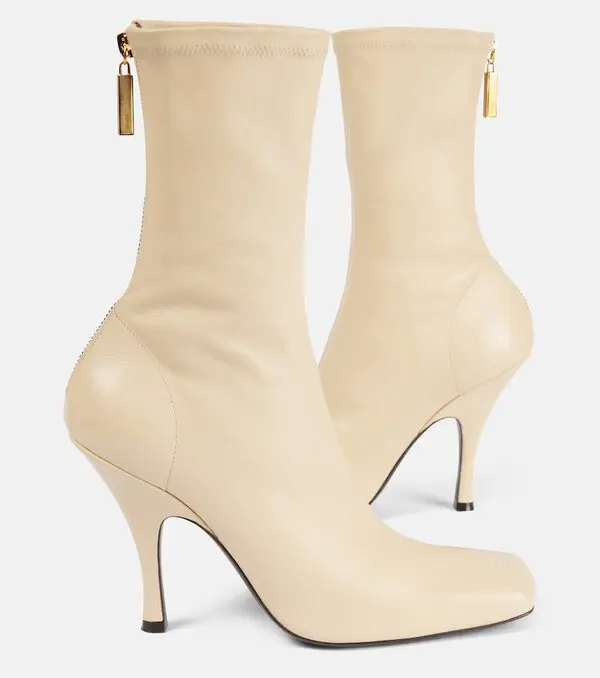 Khaite Eva Leather Boots