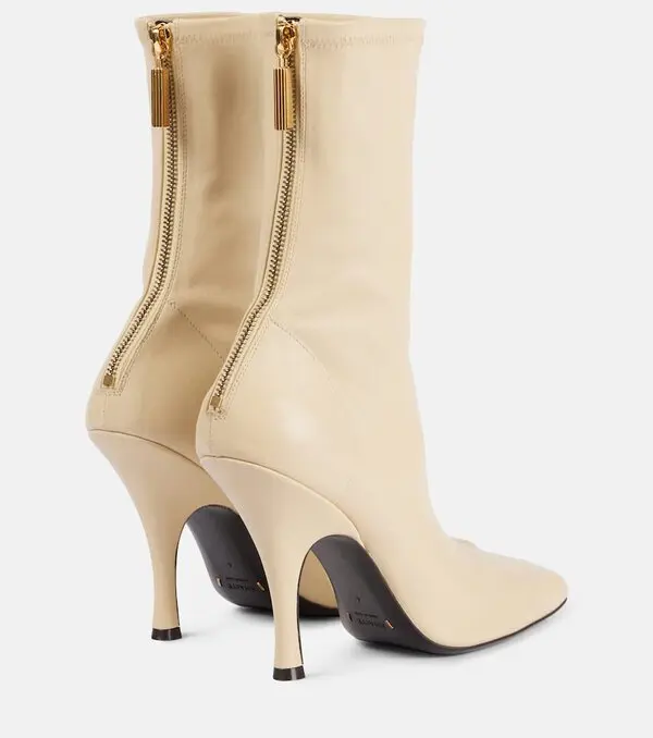 Khaite Eva Leather Boots
