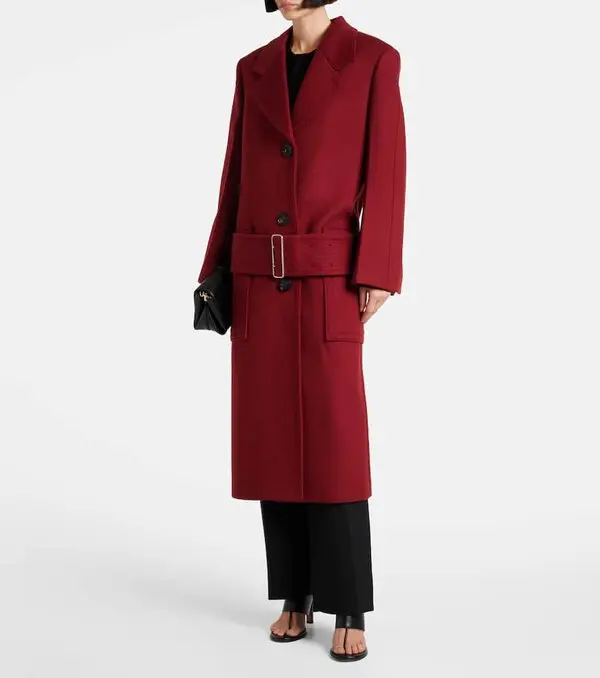 FERRAGAMO Wool And Cashmere Belted Coat