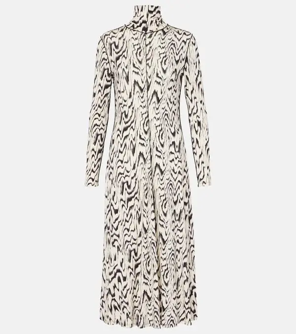 Proenza Schouler Label Marion Printed Midi Dress - White