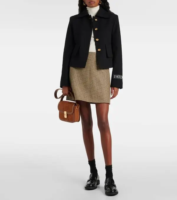 A.p.c. Grace Small Leather And Suede Bag