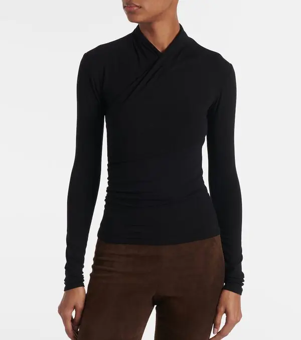 Vince Fixed Wrap Top
