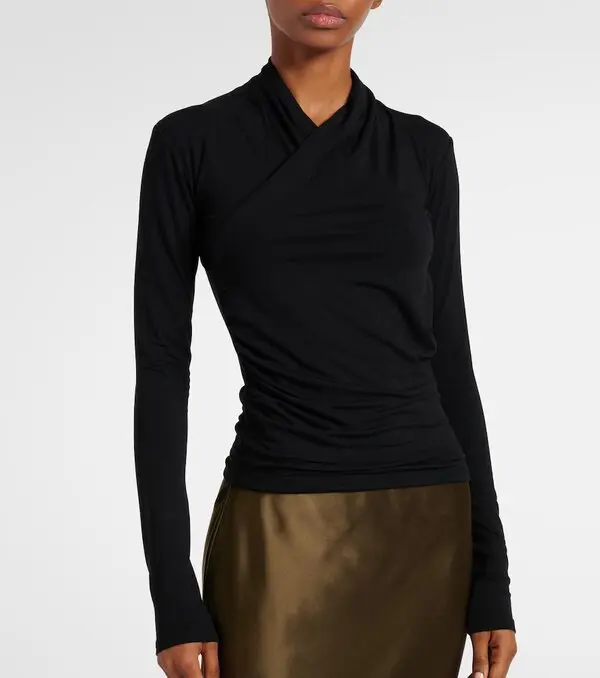 Vince Fixed Wrap Top