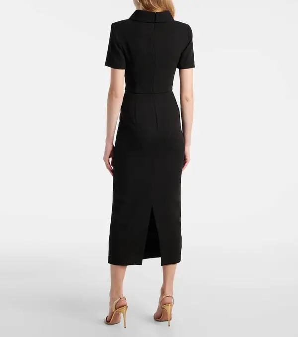 Roland Mouret Cady Midi Dress - Black