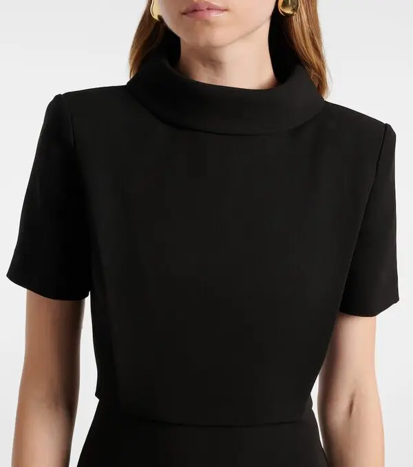 Roland Mouret Cady Midi Dress - Black