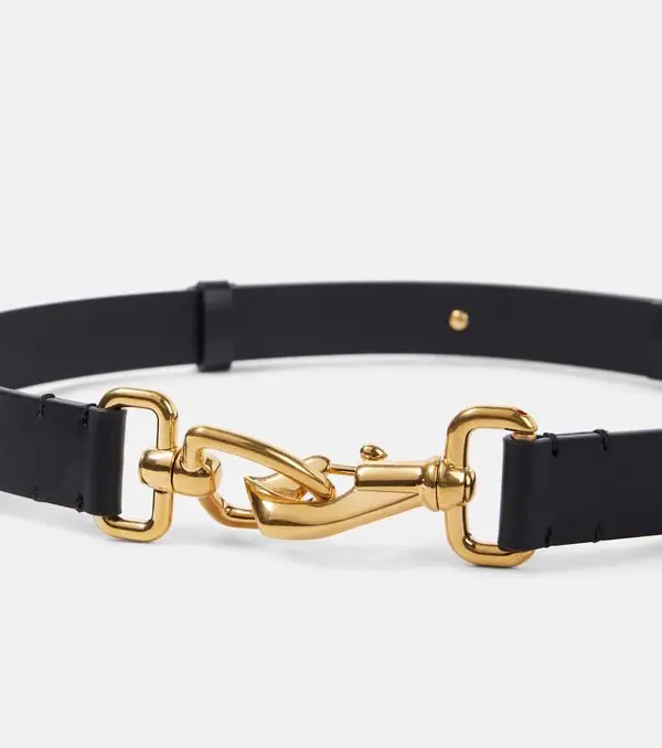 Burberry Equestrian Leather Belt