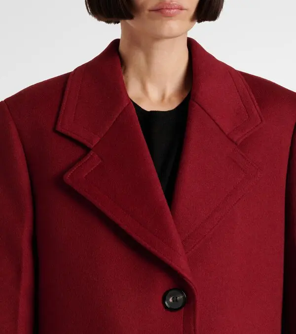 FERRAGAMO Wool-cashmere Belted Overcoat