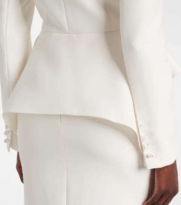 Roland Mouret Crêpe Jacket - White