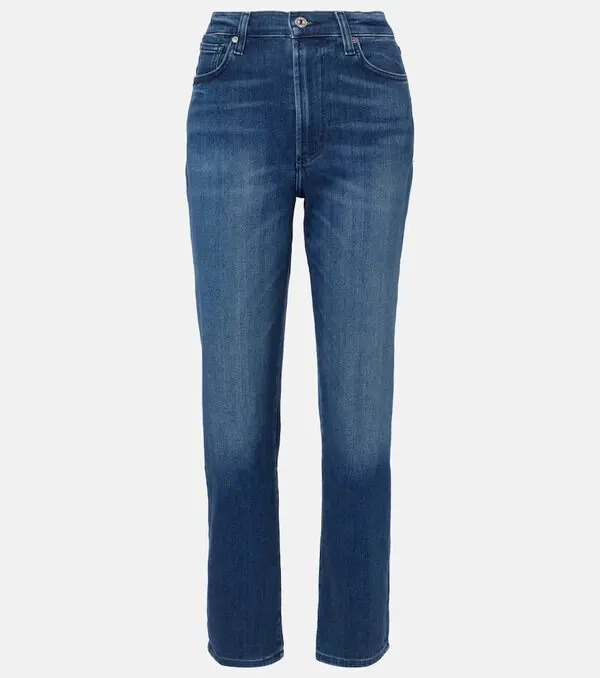 Citizens Of Humanity Caia High-rise Straight Jeans - Blue