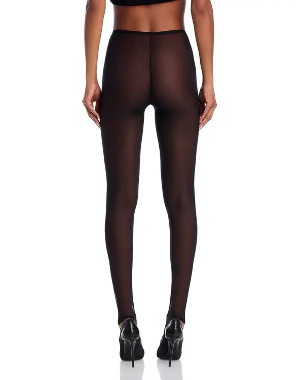 Norma Kamali Semi Sheer Leggings