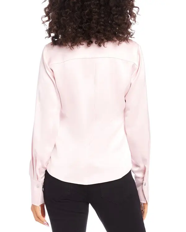 Karen Kane Side Pleat Shirt