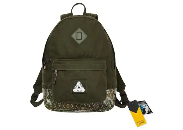 PALACE Xpac Cotton Canvas Backpack - Olive