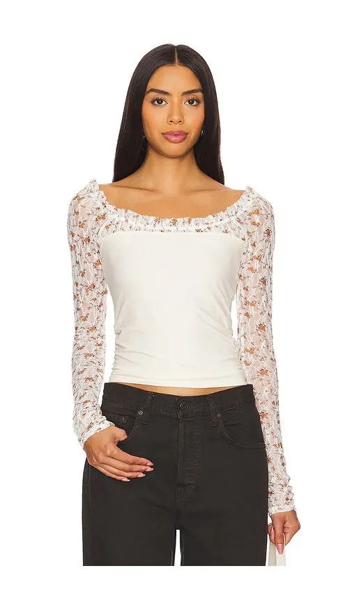Free People Josie Long Sleeve Top