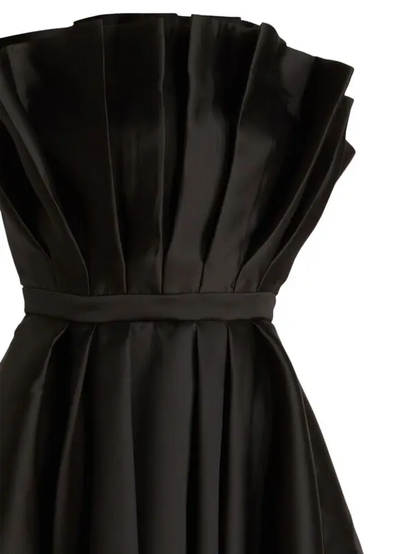 SIMONA CORSELLINI Pleated Mini Dress