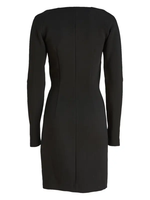 SIMONA CORSELLINI Zip Detail Long Sleeve Dress