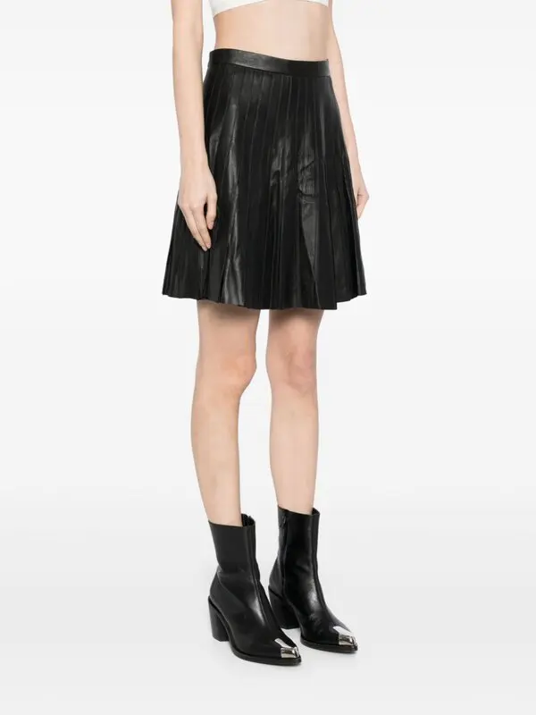 YVES SALOMON Pleated Mini Skirt