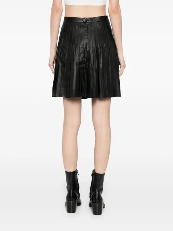 YVES SALOMON Pleated Mini Skirt