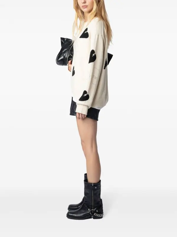 Zadig&Voltaire Markus Diamanté Sweater - White