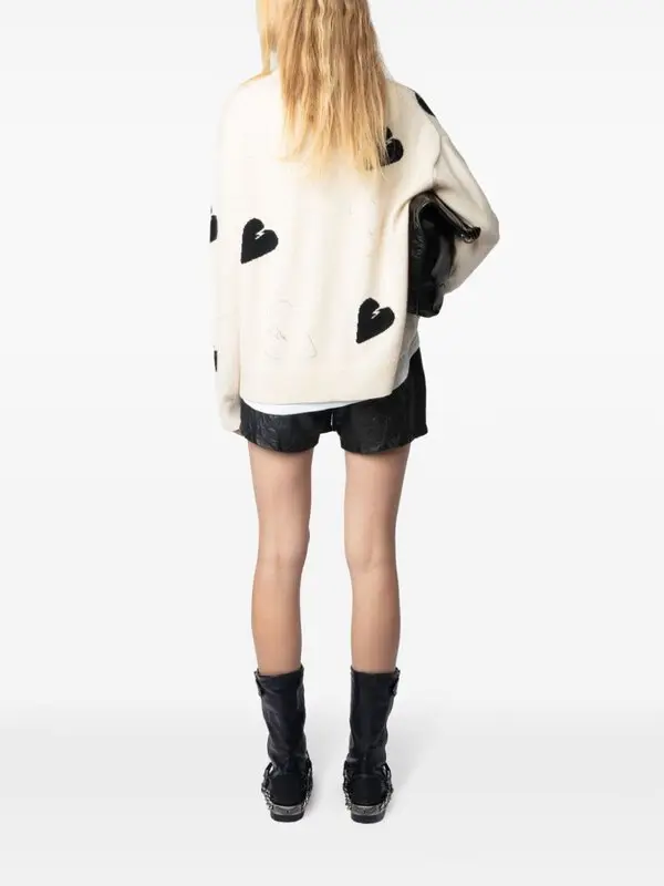 Zadig&Voltaire Markus Diamanté Sweater - White