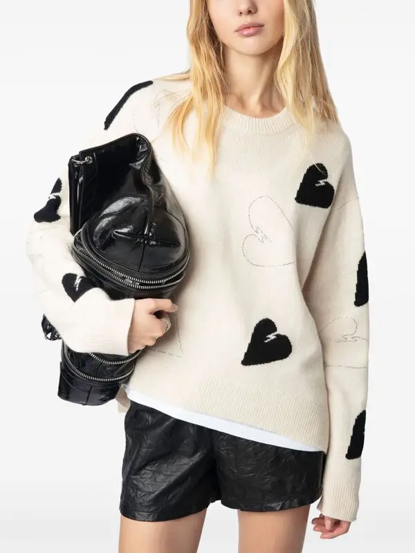 Zadig&Voltaire Markus Diamanté Sweater - White