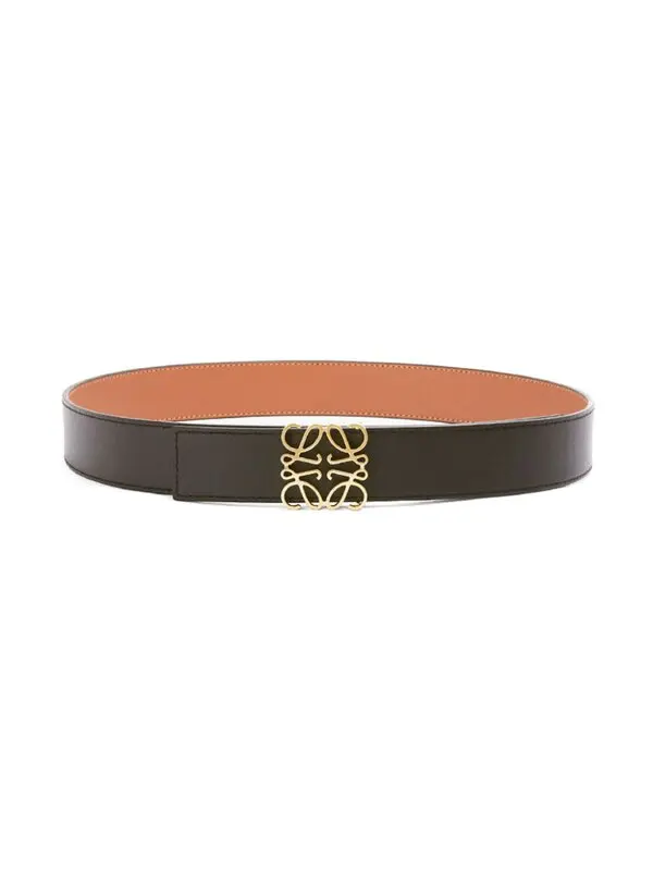 Loewe Reversible Anagram Belt - Brown