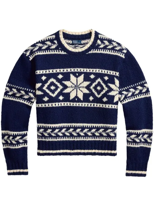 Polo Ralph Lauren Snowflake-jacquard Sweater