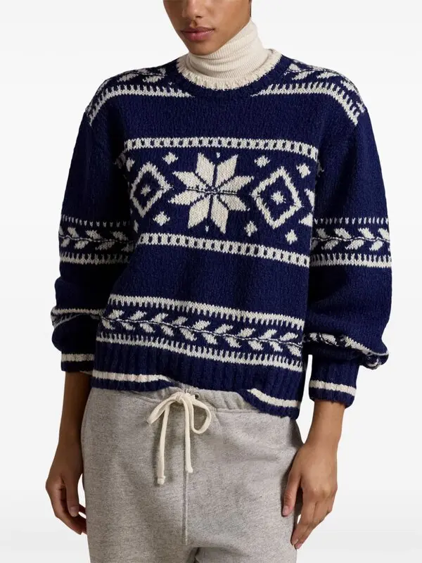 Polo Ralph Lauren Snowflake-jacquard Sweater