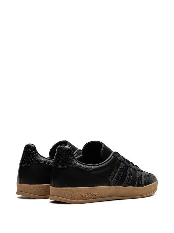 Adidas Gazelle Indoor Core Snakeskin Sneakers - Black