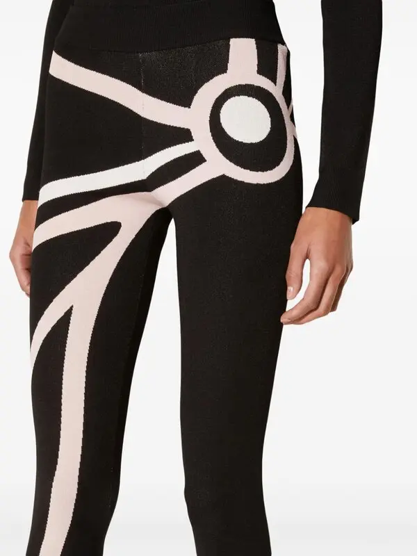 Emilio Pucci Marmo-jacquard Performance Leggings