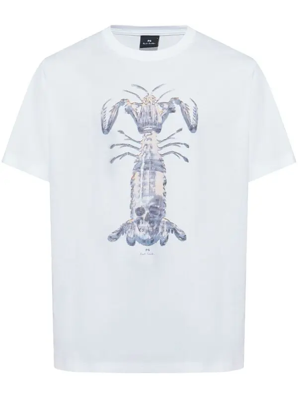 Paul Smith Praying Mantis-print T-shirt - White