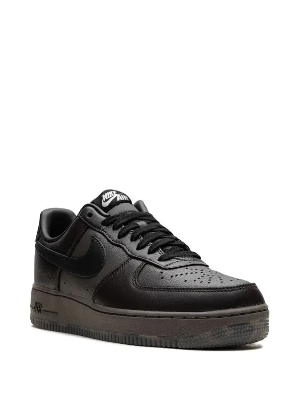 Nike Air Force 1 Leather Sneakers - Black