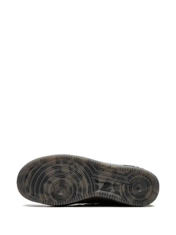 Nike Air Force 1 Leather Sneakers - Black