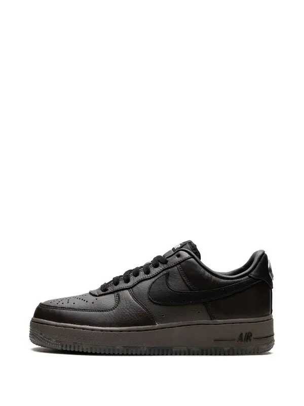 Nike Air Force 1 Leather Sneakers - Black