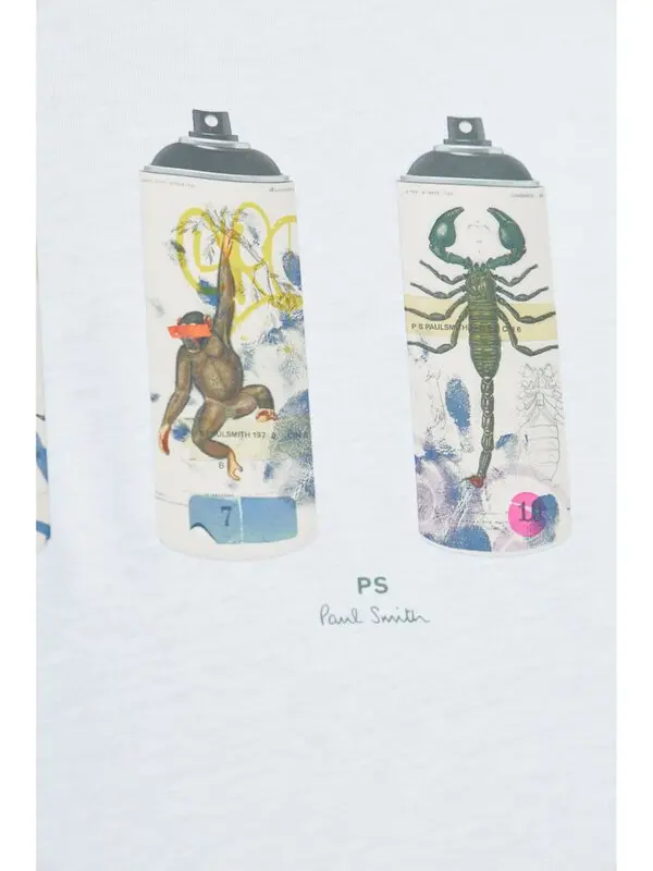 Paul Smith Spray Cans-print T-shirt
