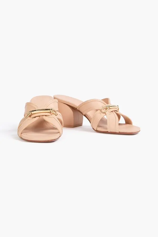 Zimmermann Embellished Leather Mules