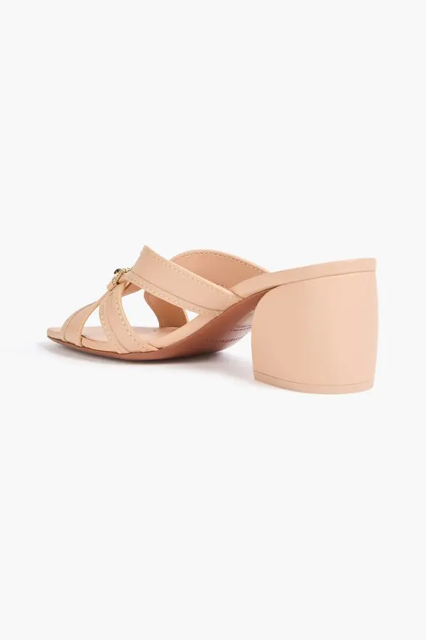 Zimmermann Embellished Leather Mules