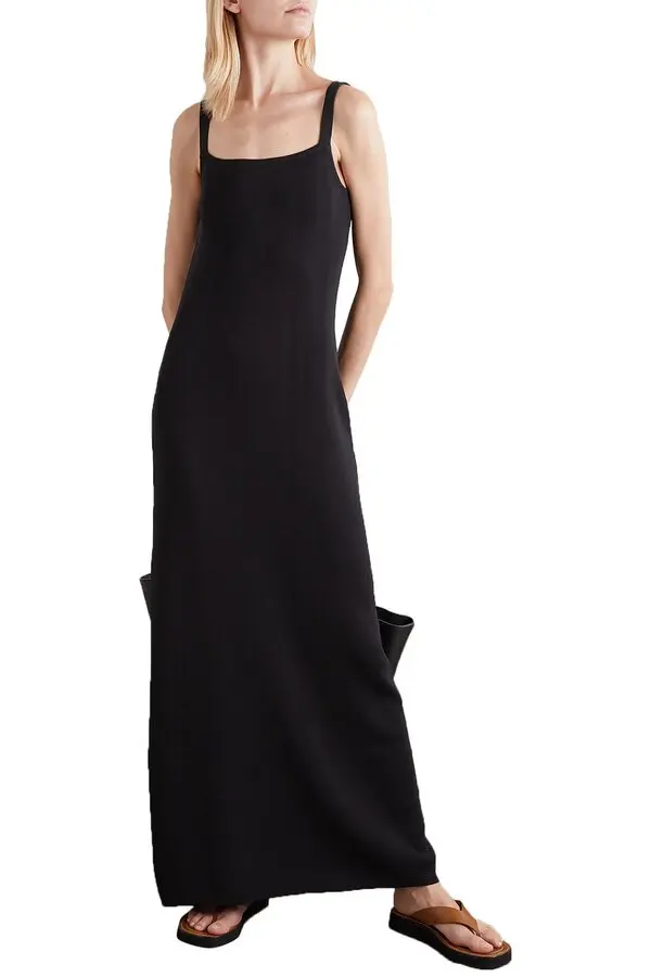 Matteau Open-back Stretch-knit Maxi Dress