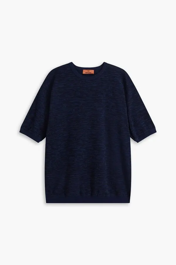 Missoni Spacedyed Cottonblend Tshirt - Navy