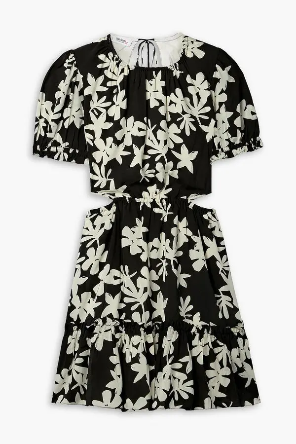 LEMLEM Sea Floral-print Mini Dress